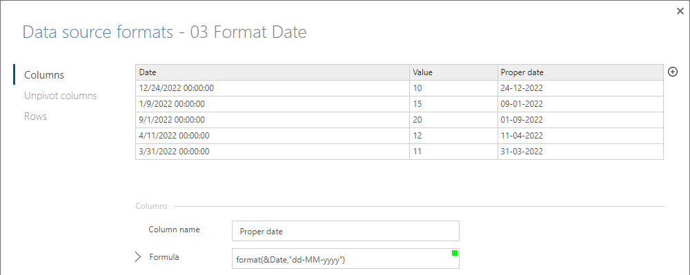 FORMAT – TARGIT Community
