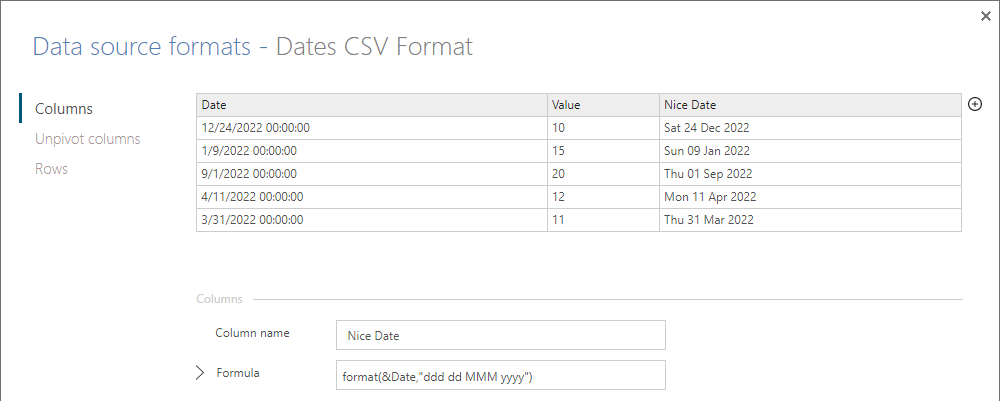 FORMAT – TARGIT Community