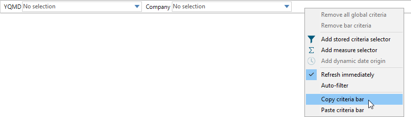 Copy/Paste Criteria Bar – TARGIT Community