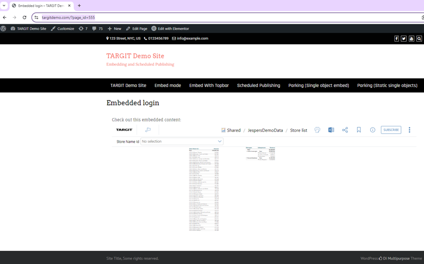 Anywhere - embedded with identity provider – TARGIT Community