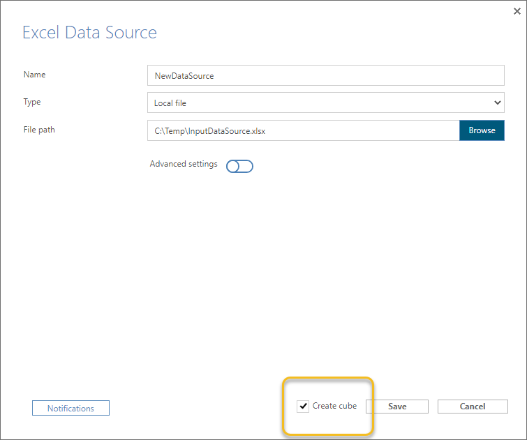 Data Discovery Create Cube From Data Source Targit Community